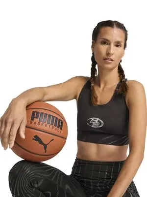 PUMA Stewie Prism Basketball Sports Bra - Black