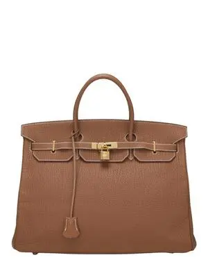 Hermès - Hermès Gold Fjord Birkin 40
