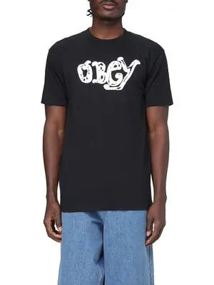 Obey T-shirt Men Black