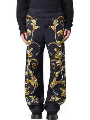 Versace Printed Wide Leg Pants - Multicolor