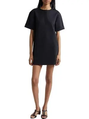 MM BY MAX MARA King Short Sleeve Jersey Dress - Black