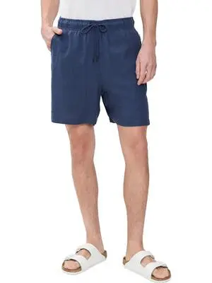 Onia Classic Pull-on Linen Shorts - Vintage Indigo