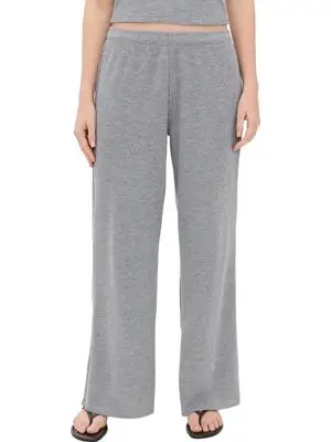 PERFECTWHITETEE Shane Waffle Pants - Heather Grey