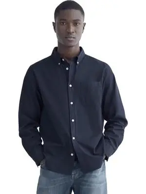 Everlane Washed Poplin Shirt - Navy