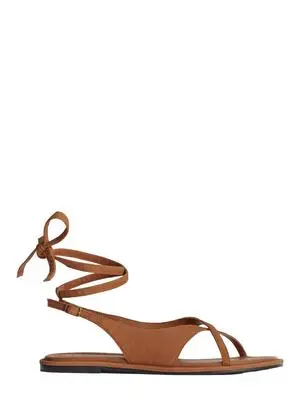 Everlane Leather Crisscross Sandal - Cinnamon