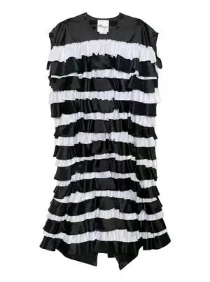 Noir Kei Ninomiya Ruffle Dress - Black