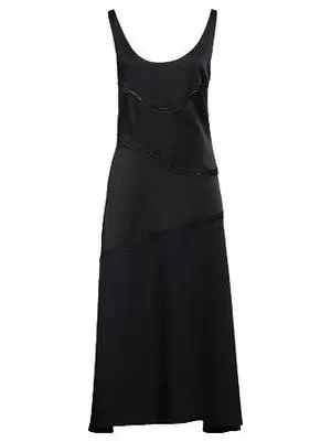 JIL SANDER Midi Flared Dress - Black