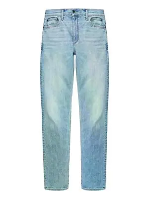 Rag & Bone Cotton Tapered Jeans - Blue