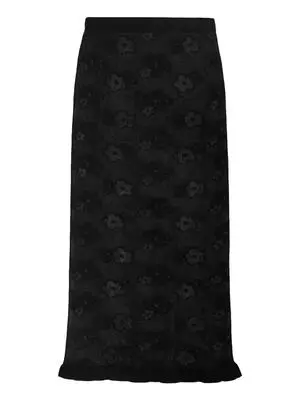 Cecilie Bahnsen Pegonia Midi Skirt - Black
