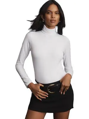 Susana Monaco Mock-neck Top - White