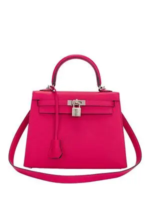 Hermès Epsom Kelly 25 Sellier Handbag Rouge