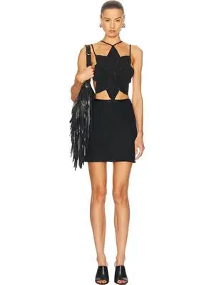 Givenchy Star Knitted Mini Dress - Black