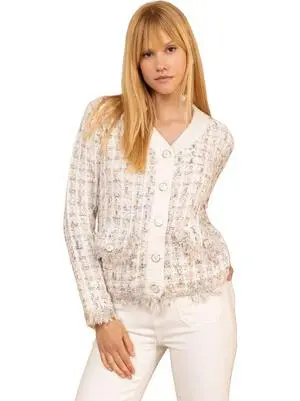 Hale Bob Hale Bob Dallas Boucle Cardigan Neutral