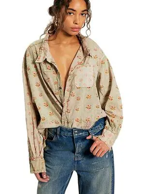 MAGNOLIA PEARL Magnolia Pearl Adison Workshirt Floral Print
