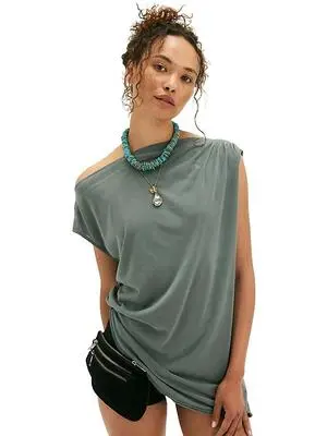 Free People Cascadia Tunic Olive Leaves