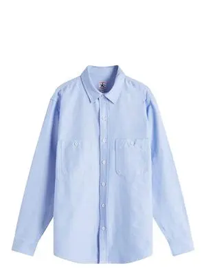RANDY'S GARMENTS 3 Pocket Work Shirt Presented By - Blue Oxford