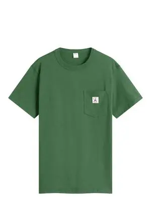RANDY'S GARMENTS Logo Pocket T-shirt Presented By - Dark Green