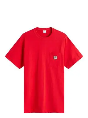RANDY'S GARMENTS Logo Pocket T-shirt Presented By - Red