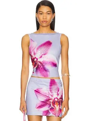 RUNAWAY THE LABEL Celeste Top - Orchid Iris