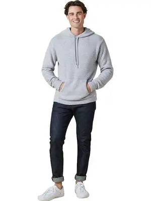 SOFTIES Softies Solid Marshmallow Hoodie Grey