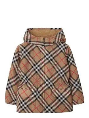 BURBERRY Check Nylon Jacket