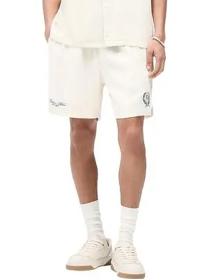 REPRESENT Represent Crest Relaxed Fit Shorts White