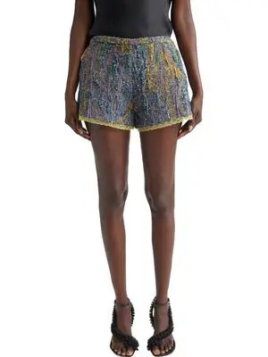 Dries Van Noten Jacquard Shorts - Yellow