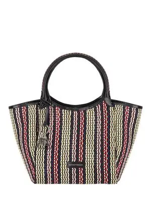Emporio Armani Woven Shopper - Black