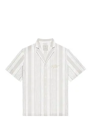 Givenchy Striped Short-sleeve Shirt - White
