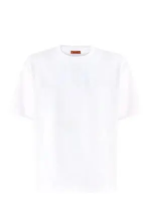 Missoni Panelled Cotton T-shirt - White