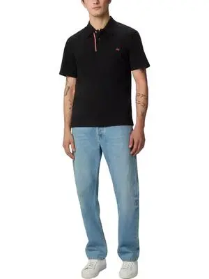 Missoni Logo-embroidered Polo Shirt - Black