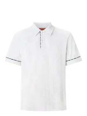 Missoni Zigzag-woven Polo Shirt - White