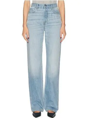 GRLFRND Graham High Rise Straight Jeans - York Blvd Short Inseam