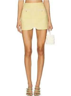 Amanda Uprichard Caligari Skirt - Yellow