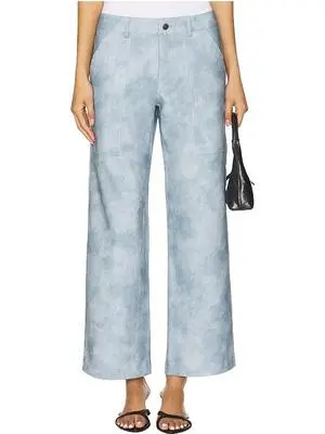 LAMARQUE Oldie Wide Leg Pants - Distressed Blue