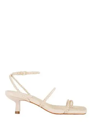 Schutz Kaya Mid Sandal - Off White