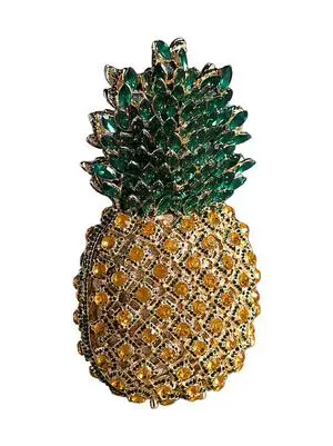 RAE OF LIGHT Crystal Icon Clutch - Pineapple