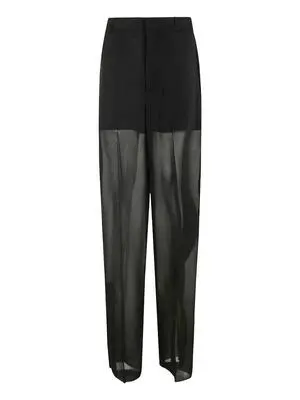 Blumarine Panelled Trousers - Black