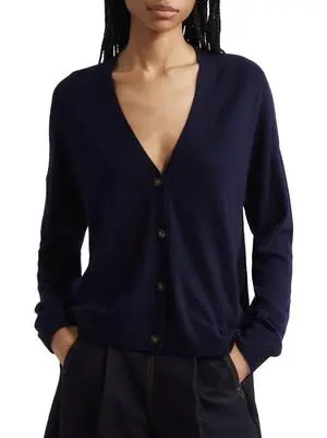 MM BY MAX MARA Magda Wool & Cashmere Cardigan - Navy