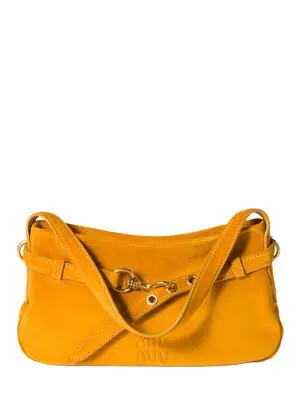 Miu Miu Aventure Suede Bag - Whiskey