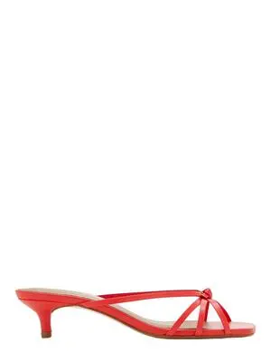 FLATTERED Eunisa Kitten Heel Sandals - Red