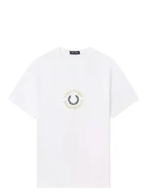 Fred Perry Cotton T-shirt - White
