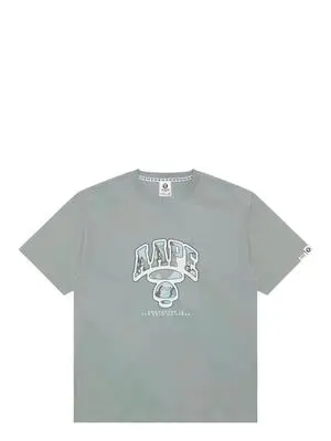 AAPE BY *A BATHING APE® Logo-print T-shirt - Grey