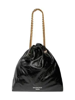 Balenciaga Medium Crush Tote - Black