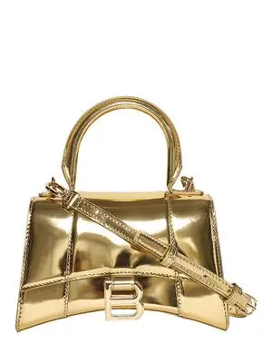 Balenciaga Hourglass Top Handle Bag - Gold