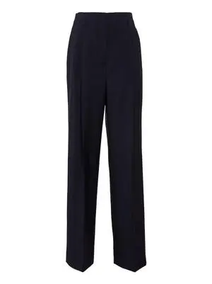 Prada High-rise Wide-leg Pants - Blue