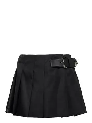 Prada Pleated Mini Skirt - Black