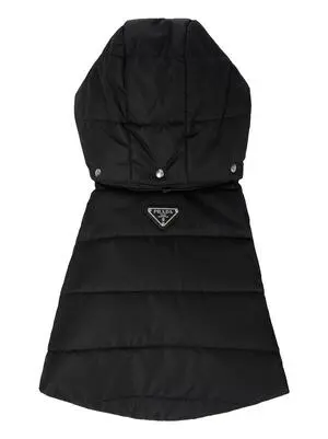 Prada Re-nylon Hooded Dog Coat - Black