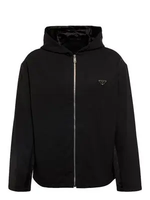 Prada Hooded Virgin Wool Jacket - Black