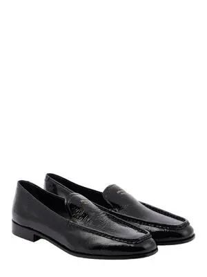 Prada Patent Leather Loafers - Black